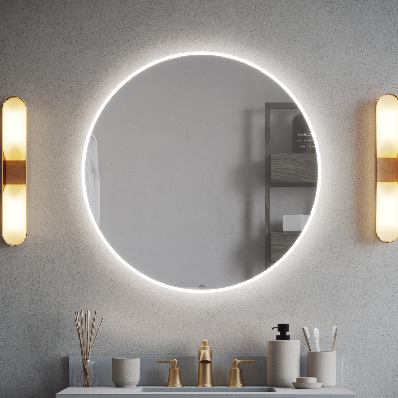 Aura 31″ LED Mirror – Villeroy & Boch Bath USA